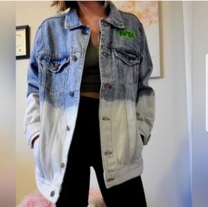 Hyper Space | Jackets & Coats | Mens Give Me Space Bleach Dip Jean ...